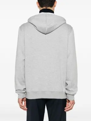 Brunello Cucinelli Zip-up Drawstring Hoodie - Grey