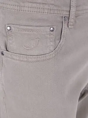 Jacob Cohen Embroidered Pocket Trousers - Gray
