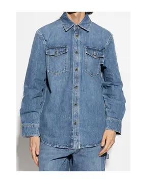 Bottega Veneta Long Sleeve Denim Jacket