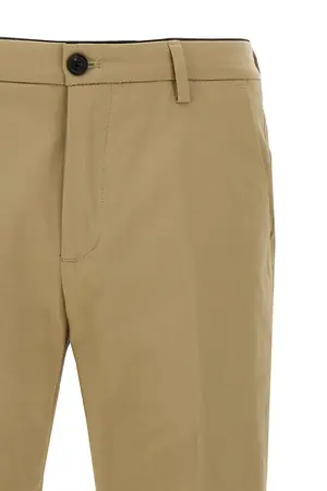 DEPARTMENT 5 Pleated Tailored Trousers With Zip Fly - Beige