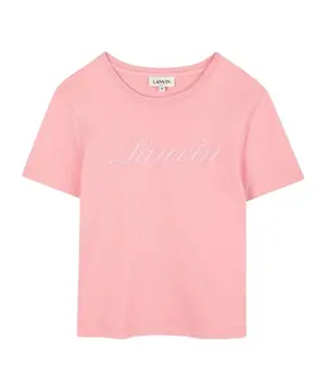 LANVIN Crew Neck T-shirt - Pink