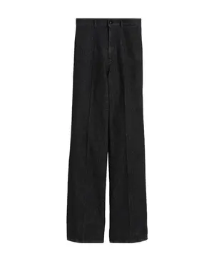 Max Mara Dark Wash Wide-leg Jeans