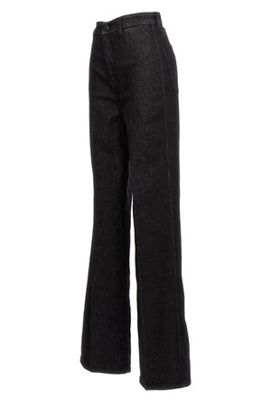 Max Mara Dark Wash Wide-leg Jeans