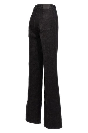 Max Mara Dark Wash Wide-leg Jeans