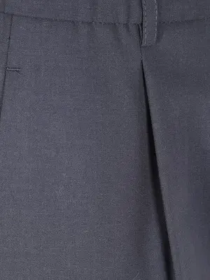Herno Elasticated Waist Pleated Trousers - Black