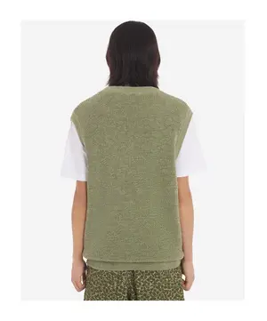 Maison Kitsuné Embroidered Logo V-neck Knit Vest