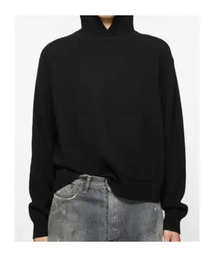 Acne Studios Appliqué Hoodie - Black