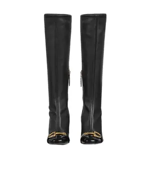 Gucci Maxi Horsebit Leather Boots