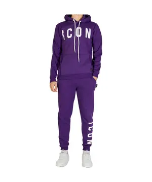 Icons Iconic Hooded Sweatshirt With Front Pocket And Logo