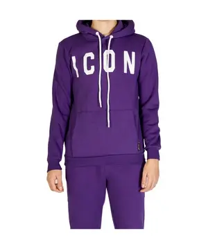 Icons Iconic Hooded Sweatshirt With Front Pocket And Logo