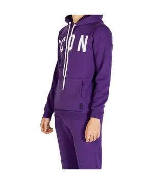 Icons Iconic Hooded Sweatshirt With Front Pocket And Logo