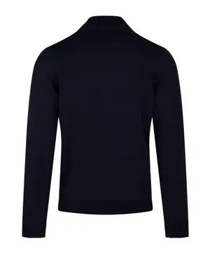 ROBERTO COLLINA Virgin Wool Turtleneck Knitwear - Black
