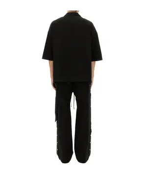 Rick Owens Magnum Tommy Short Sleeved Shirt - Black