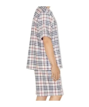 Burberry Checkered Cotton T-shirt