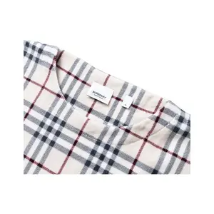Burberry Checkered Cotton T-shirt