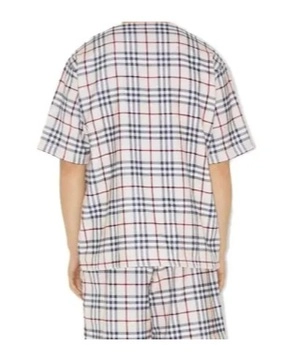 Burberry Checkered Cotton T-shirt