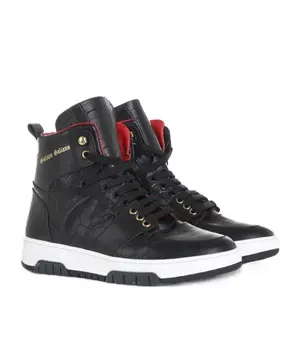 GIULIANO GALIANO Legend Crocodile-effect High Top Sneakers