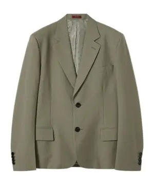 Gucci Single-breasted Dry Wool Jacket
