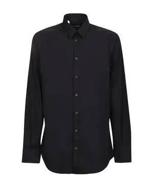 Dolce & Gabbana Dolce Gabbana Long Sleeved Buttoned Shirt - Black