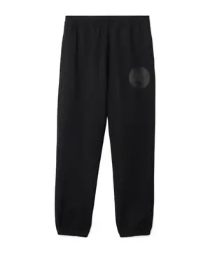 Burberry Equestrian Knight-printed Tapered Track Pants - Black