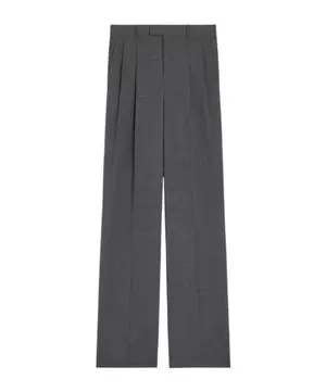 Celine Jazz Trousers In Mohair Wool - Black