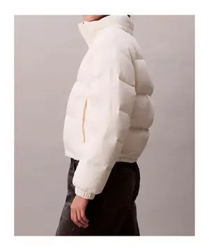 Calvin Klein Short Down Puffer Jacket With Detachable Hood