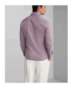Brunello Cucinelli Long-sleeved Button-up Shirt - Gray