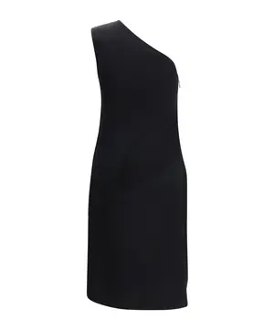 COURREGES Asymmetrical One-shoulder Dress