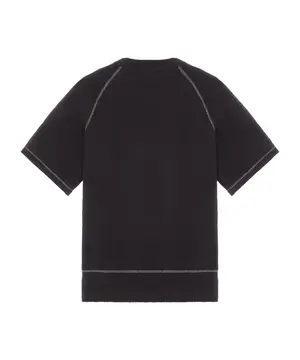 Stone Island Logo-embroidered Short-sleeve Jumper