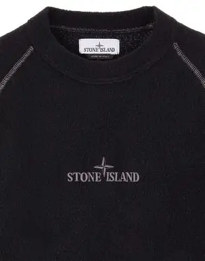 Stone Island Logo-embroidered Short-sleeve Jumper