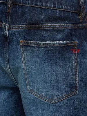 DIESEL® Distressed Straight-leg Jeans - Blue