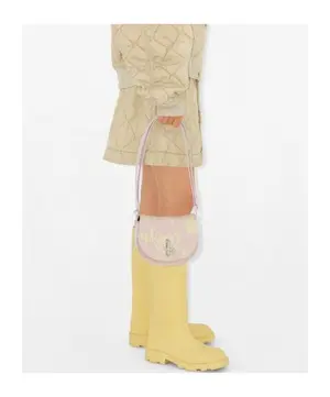Burberry Quilted Mini Skirt With Equestrian Knight Embroidery - Nude