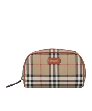 Burberry Small Check Travel Pouch