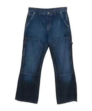Off-White Logo Patch Flared Jeans