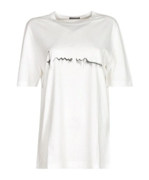 ANN DEMEULEMEESTER Crew Neck Short-sleeved T-shirt - No