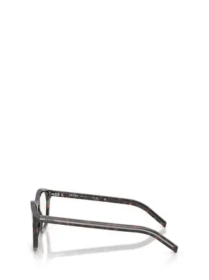 Prada Oval Frame Eyeglasses - Gray