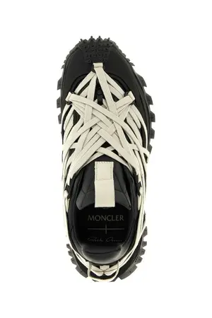 Moncler Trailgrip Megalace Lace-up Sneakers - Black