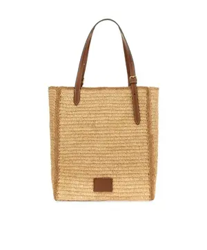ANYA HINDMARCH Woven Shoulder Bag - Nude