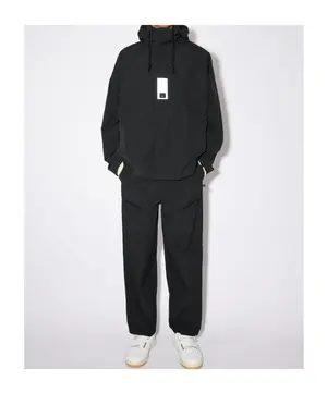Acne Studios Hooded Jacket With Reflective Face Patch