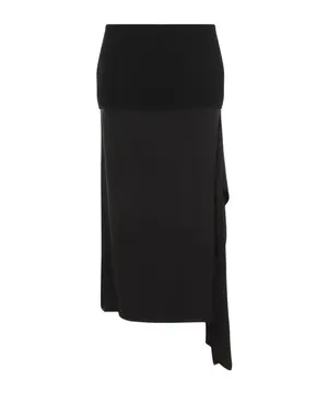 JIL SANDER Asymmetrical Midi Skirt