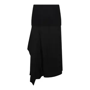 JIL SANDER Asymmetrical Midi Skirt