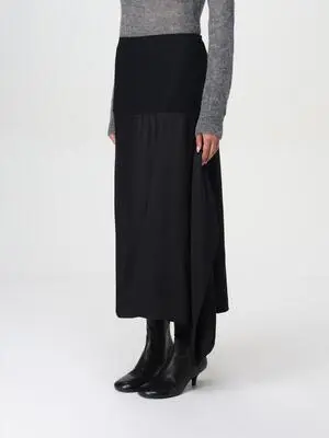 JIL SANDER Asymmetrical Midi Skirt