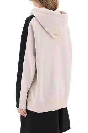 Max Mara Long Sleeve Zip Up Hoodie With Side Detail