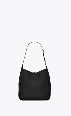 Saint Laurent Le 5 À 7 Logo Plaque Shoulder Bag - Black