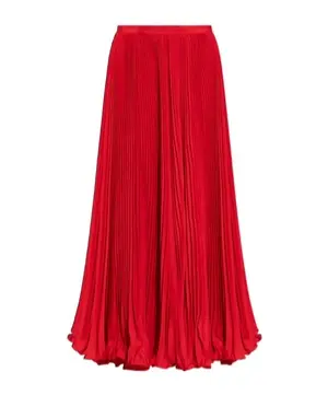 Balmain Pleated Maxi Skirt