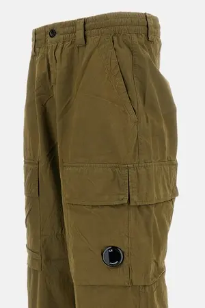 C.P. COMPANY Microreps Boxy Cargo Lens Pants - Green