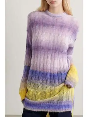 Etro Long Sweater With Fading Effect
