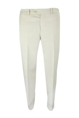 Brunello Cucinelli Italian Fit Gabardine Trousers - Beige