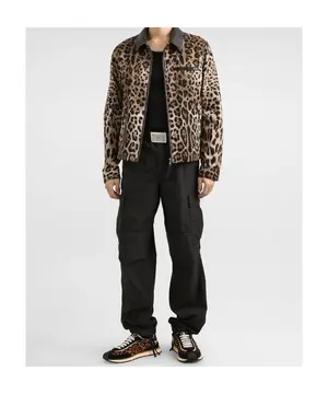 Dolce & Gabbana Logo Plaque Cargo Trousers