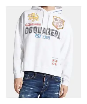 Dsquared2 Relaxed Fit Graphic Hoodie